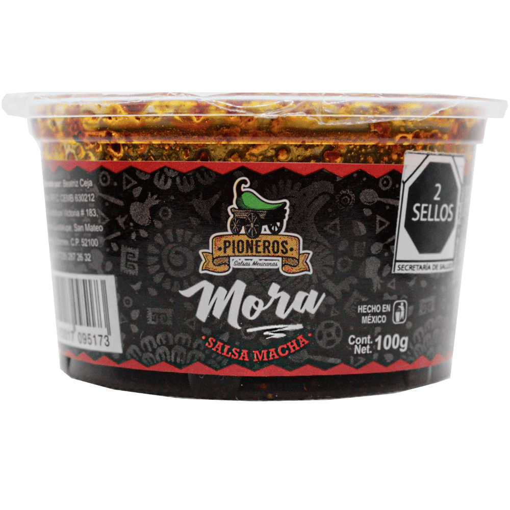 SALSA MACHA MORA Pioneros Salsa Macha Picante SALSA MACHA MORA ...