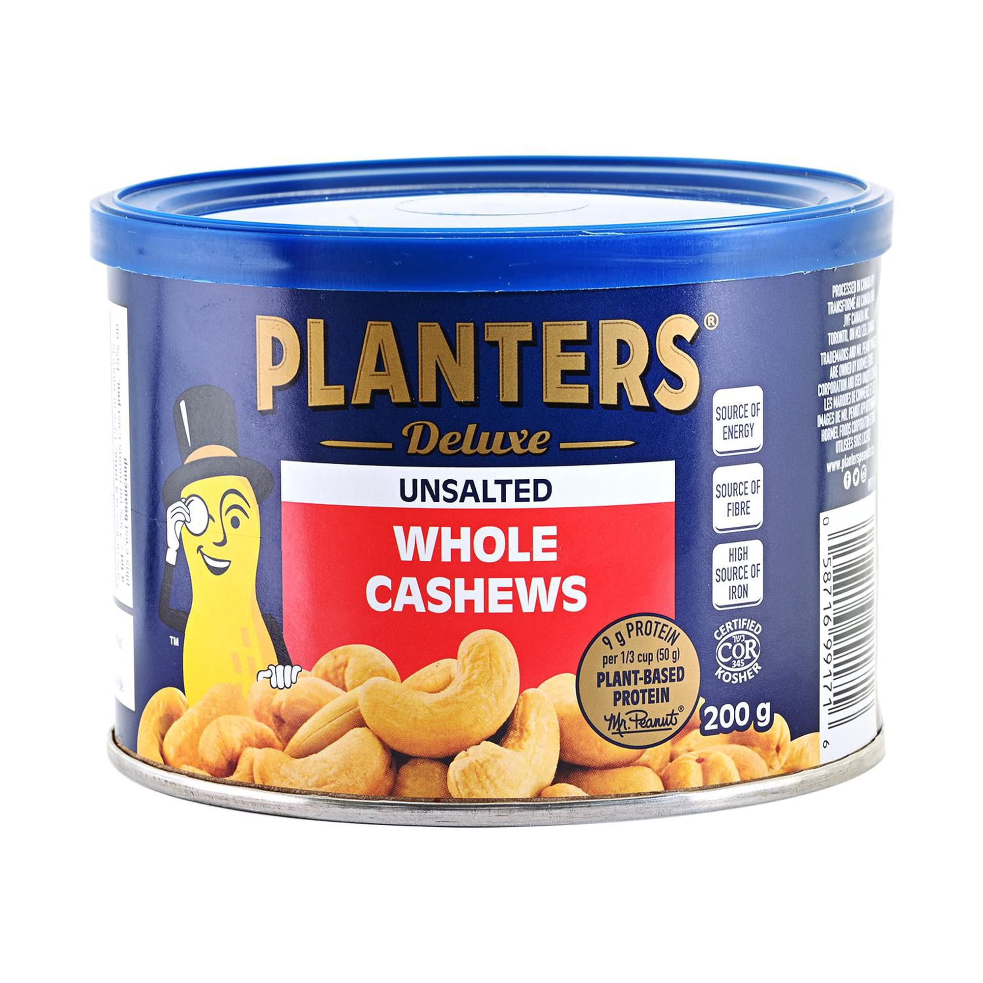 Click here for Planters Cashews  Roasted & Unsalted prices