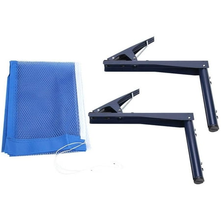 Table Tennis Net and Post Set, Portable Ping Pong Net Rack Replacement ...