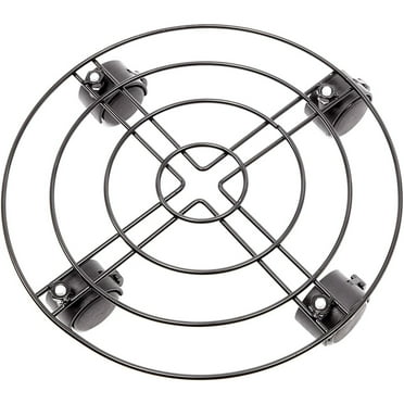 Better Homes & Gardens 14in Brown Cast Iron Plant Caddy - Walmart.com