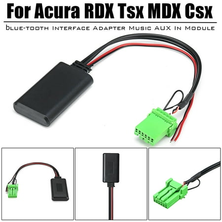 6 PIN module radio stereo AUX Cable Adapter for Acura RDX Tsx MDX Csx ...