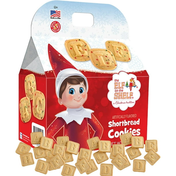 Christmas Elf Cookies, ABC Shortbread Cookie Holiday Treat Gift Box ...