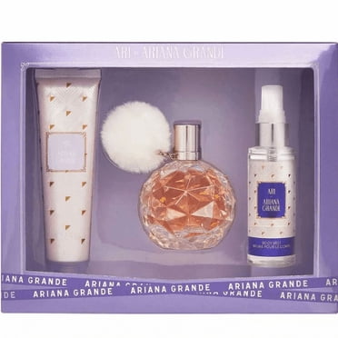 Ariana Grande 3 Pc Perfume Set - 3.4oz EDP Spray, 4oz Body Mist, 3.4oz ...