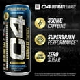 C4 Ultimate Pre-Workout Energy Drink, WWE Ruthless Raspberry, 12 Pack ...