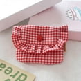 Agiufgs Coin Purse 4.7 in X 3.5 in Gingham, Closure Flap with ...