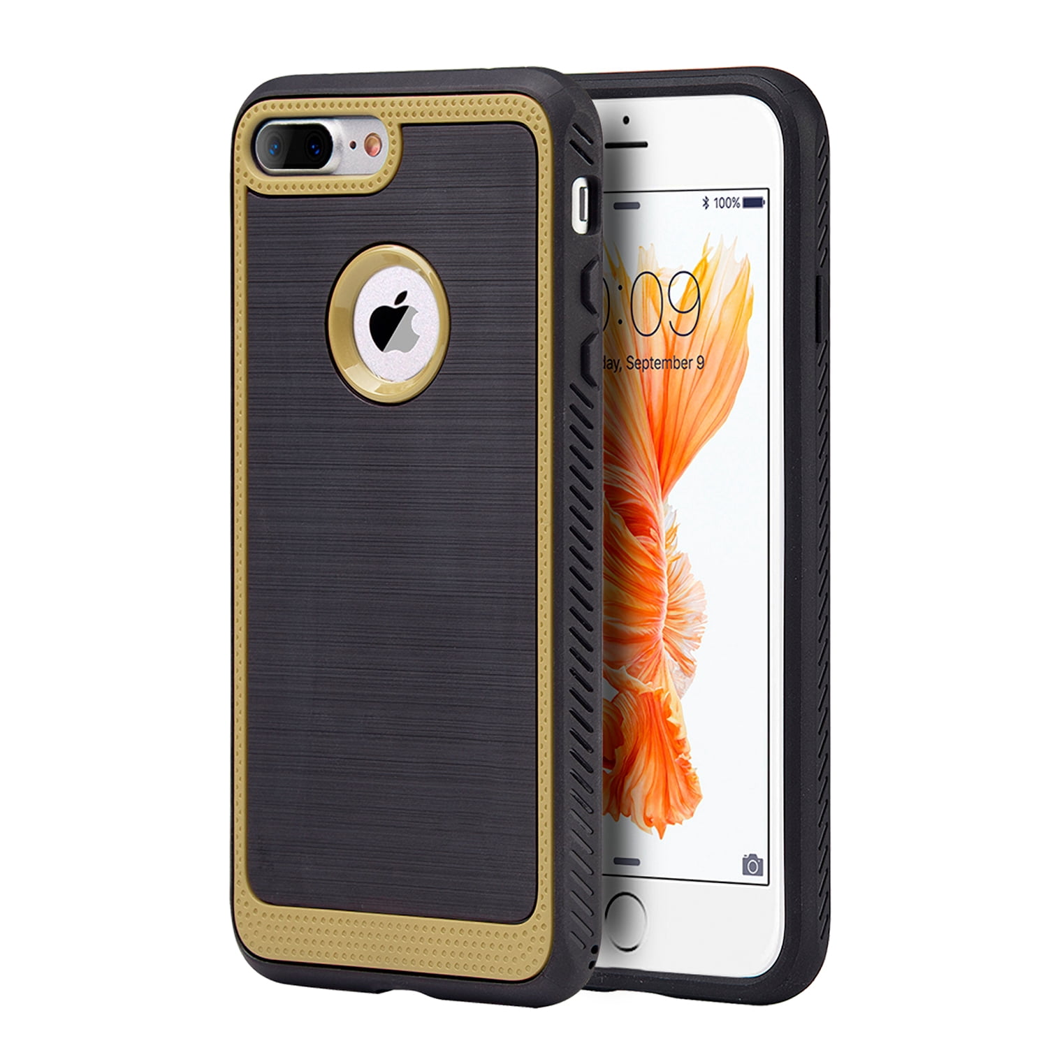 DreamWireless TPU Gel Case Cover For Apple iPhone 7 Plus/8 Plus, Black ...