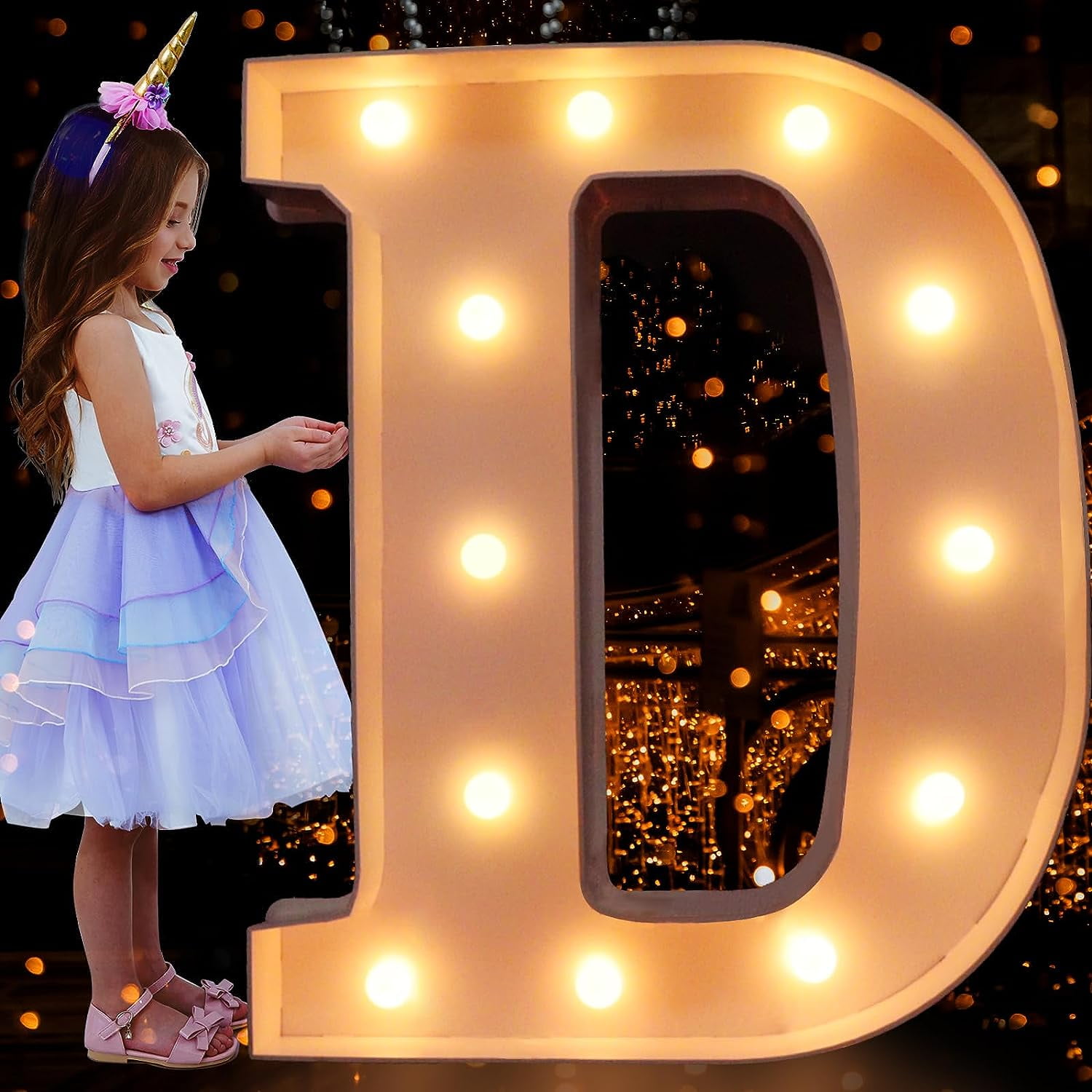 3FT Marquee Light Up Letters, Large Marquee Letters for Birthday ...