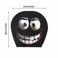 Car Headrest Cover Funny Angry Face Print Elastic 2 Pack Breathable ...