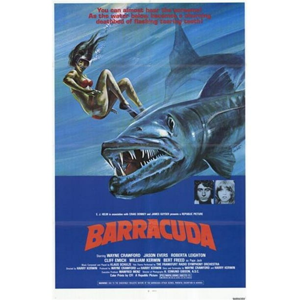 Posterazzi MOV280739 Barracuda Movie Poster - 11 x 17 in. - Walmart.com ...
