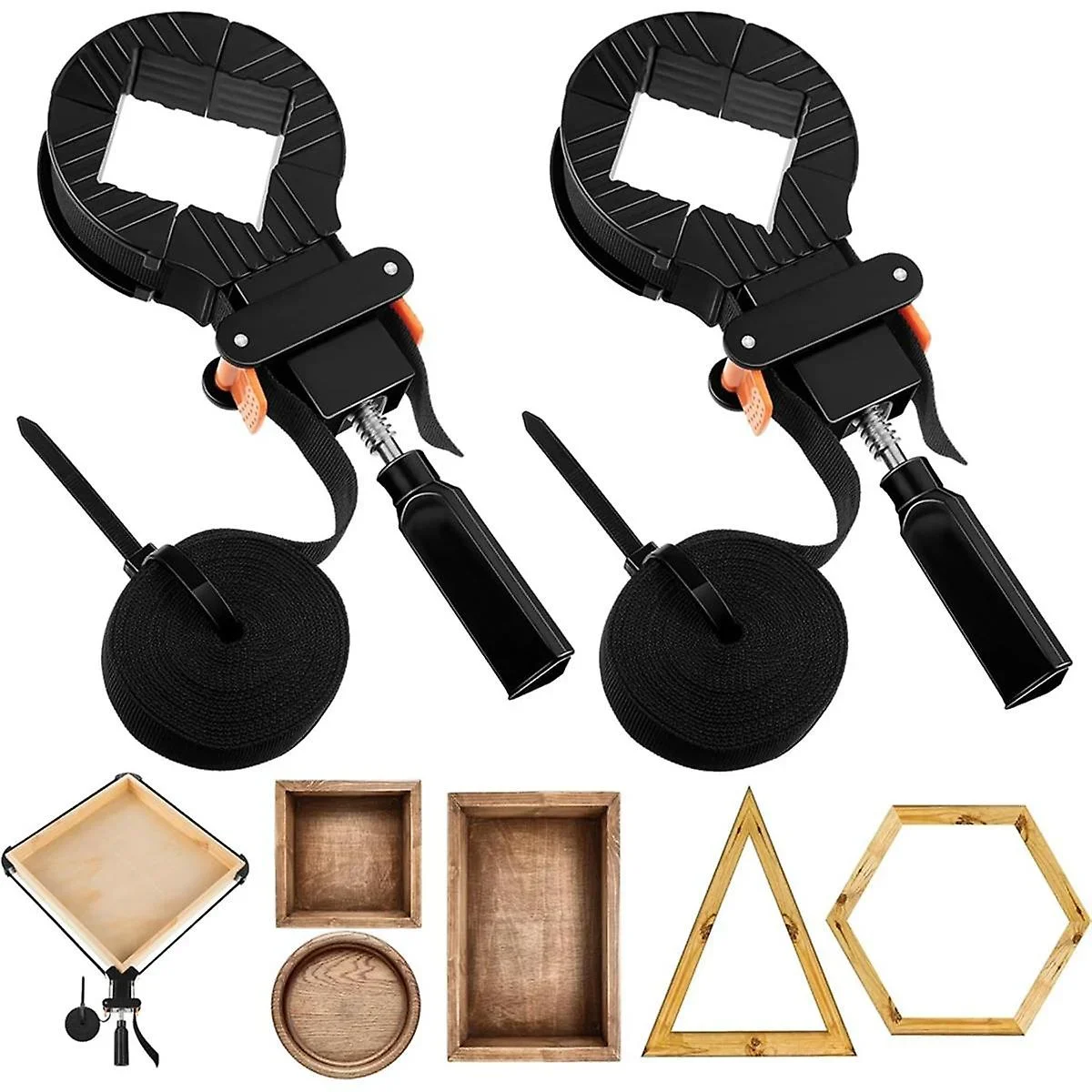 Click here for Topzoulun 2packs Strap Clamp For Woodworking  Quic... prices