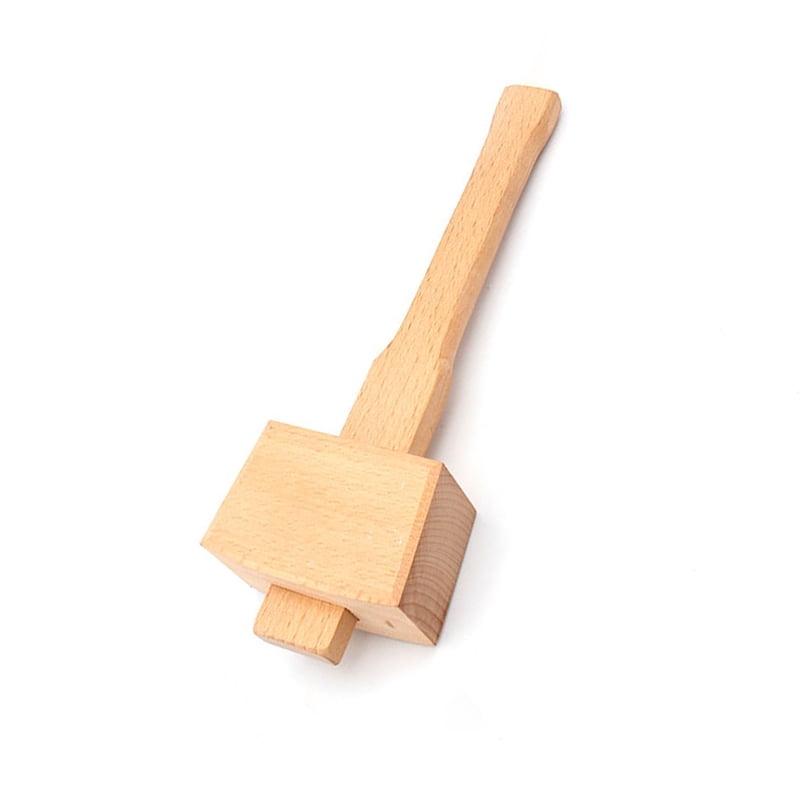 Buy Beech Solid Carpenter Wood Wooden Mallet Hammer Handle Woodworking ...