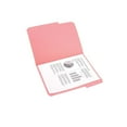 Staples Colored File Folders w/ Reinforced Tabs Letter 3 Tab Pink 100 ...