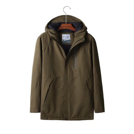 Man Electronic USB Heated Jacket Intelligent Heating Hooded Work ...