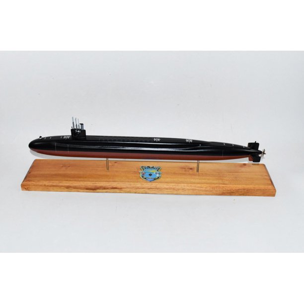 USS Maine SSBN-741 Submarine Model,Navy,Scale Model,Mahogany,20 inch ...