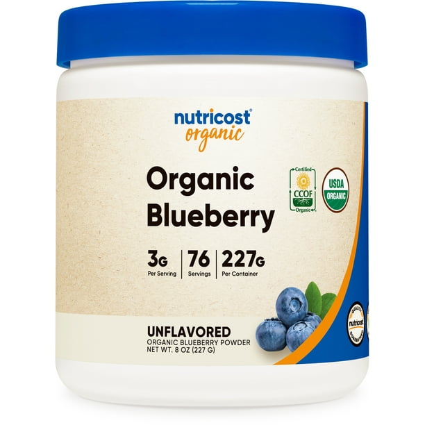 Nutricost Organic Blueberry Powder Supplement 8oz (227 Grams) - Walmart.com