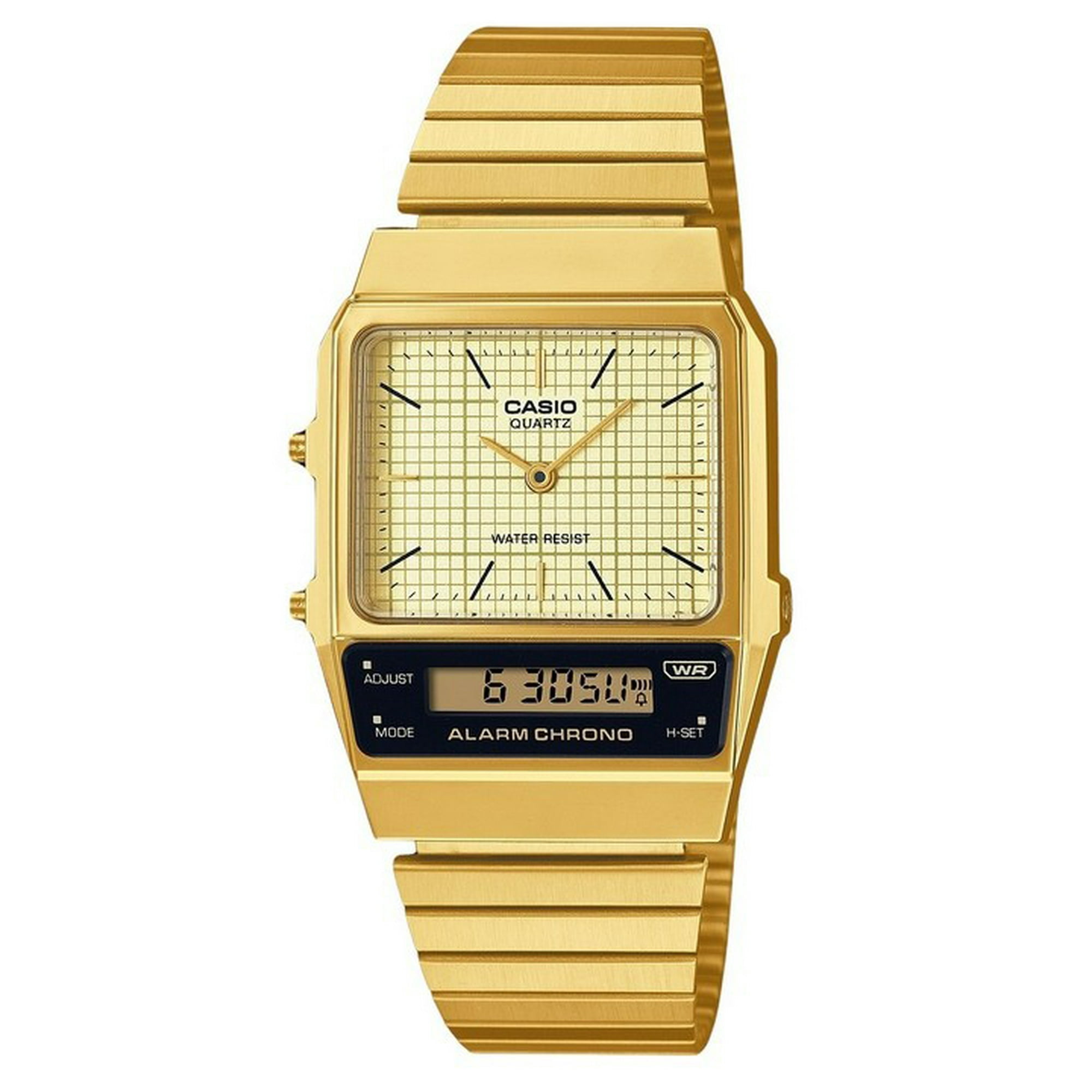 Click here for Casio Vintage Analog Digital Gold Ion Plated Stain... prices