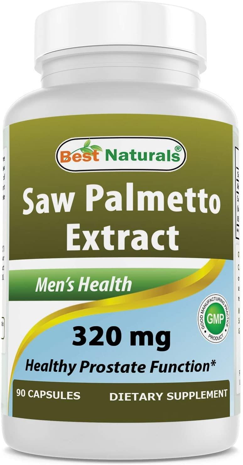 Best Naturals Saw Palmetto Extract 320 mg 90 Capsules - Walmart.com