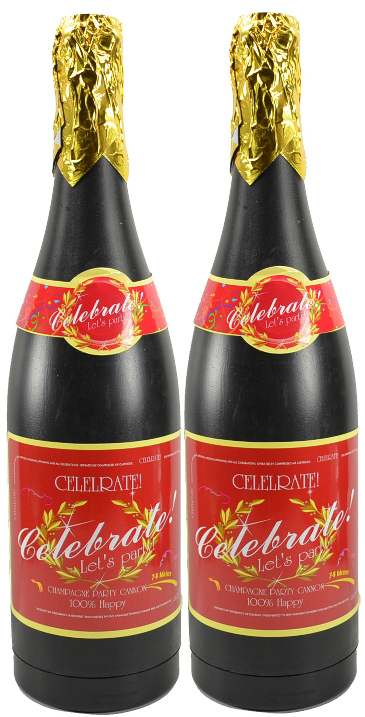 Champagne Bottle Confetti Popper 18 2 Pack