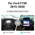 SNATEEN 16.2 inch Carplay Screen/Radio/Multimedia Player for Ford F150 ...