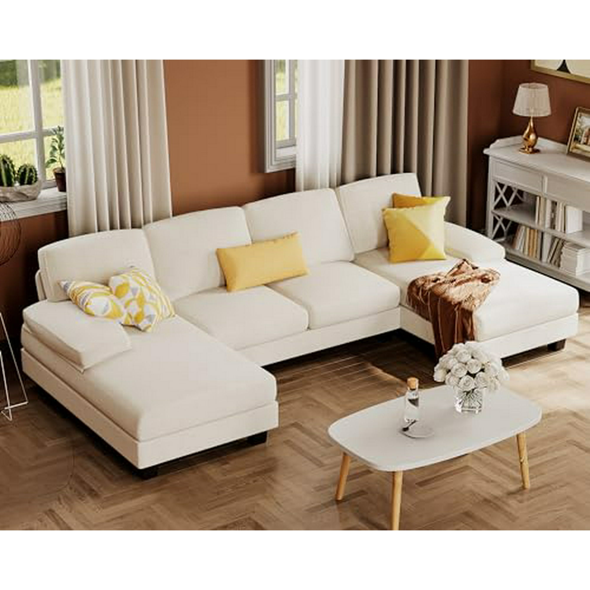 Click here for Homall Modern U-Shape 6 Seat Sectional Sofa  Cheni... prices