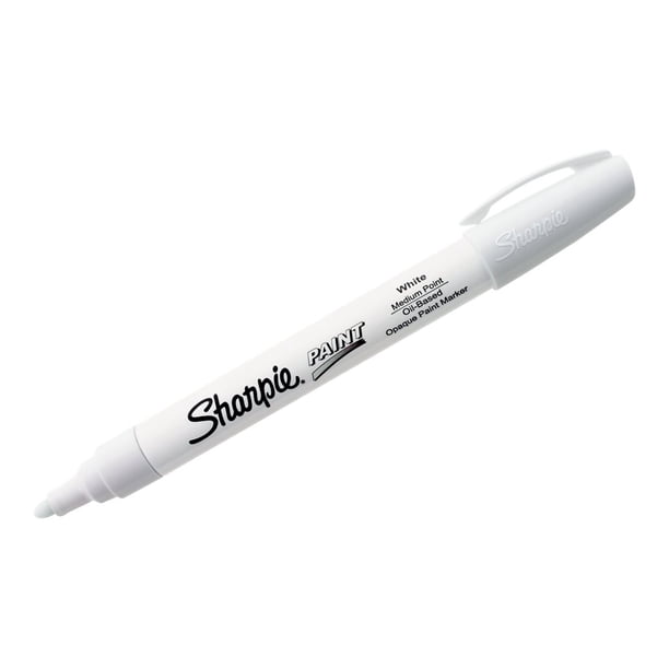 Sharpie Paint - Marker - permanent - white - oil-based ink - medium ...