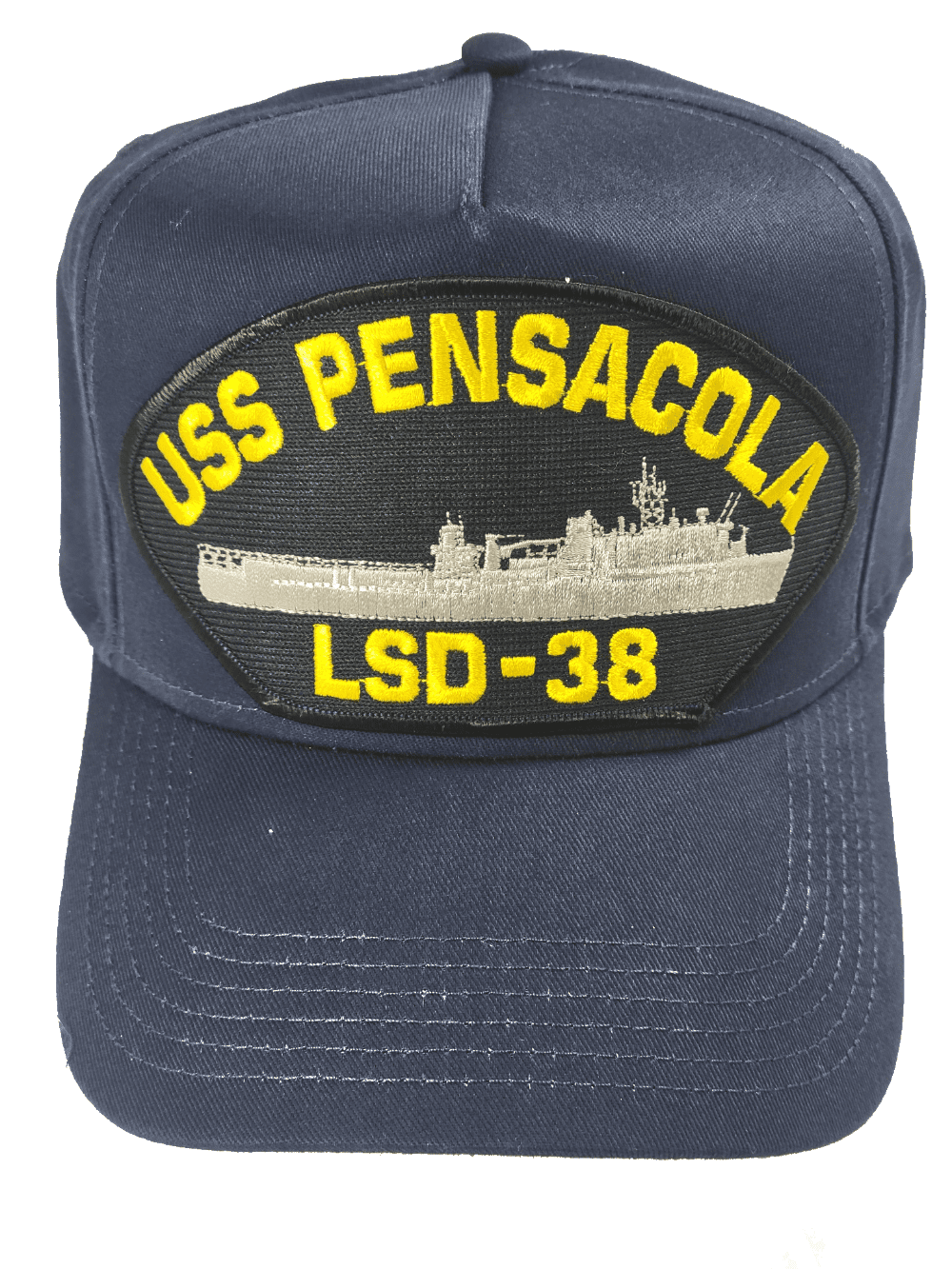 USS Pensacola LSD-38 Ship HAT - Navy Blue - Veteran Owned Business ...