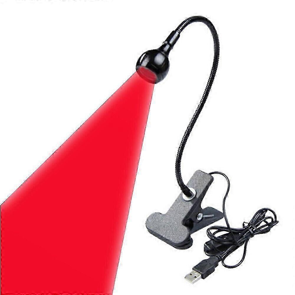670nm Red Light Flexible LED Clip Light Gooseneck Against Deteriorating ...