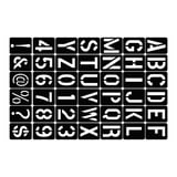 42Pcs Letter Stencils Symbol Templates Drawing Templates Home Decor ...