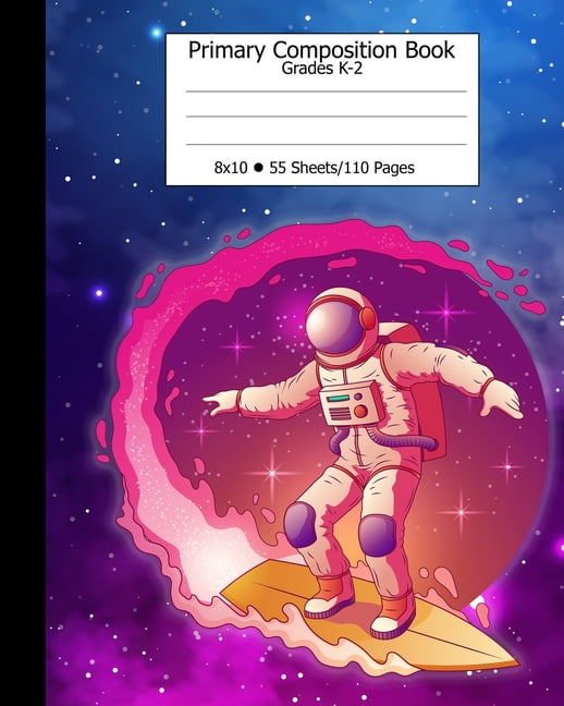 Primary Composition Book, Grades K-12, 8x10, 55 Sheets/110 Pages ...