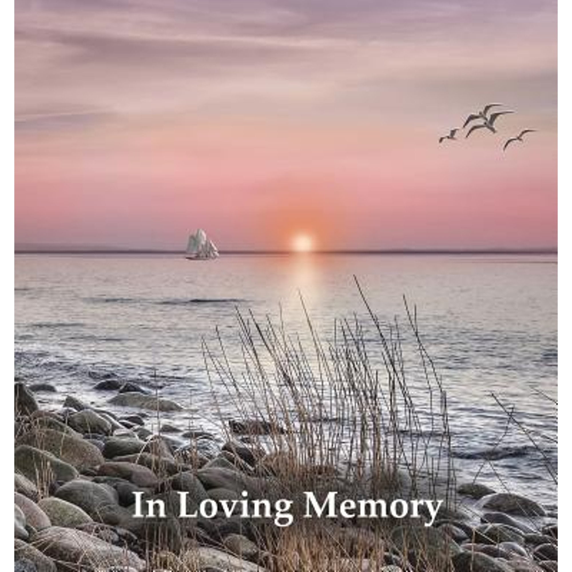 Funeral Guest Book, In Loving Memory, Memorial Guest Book, Condolence ...