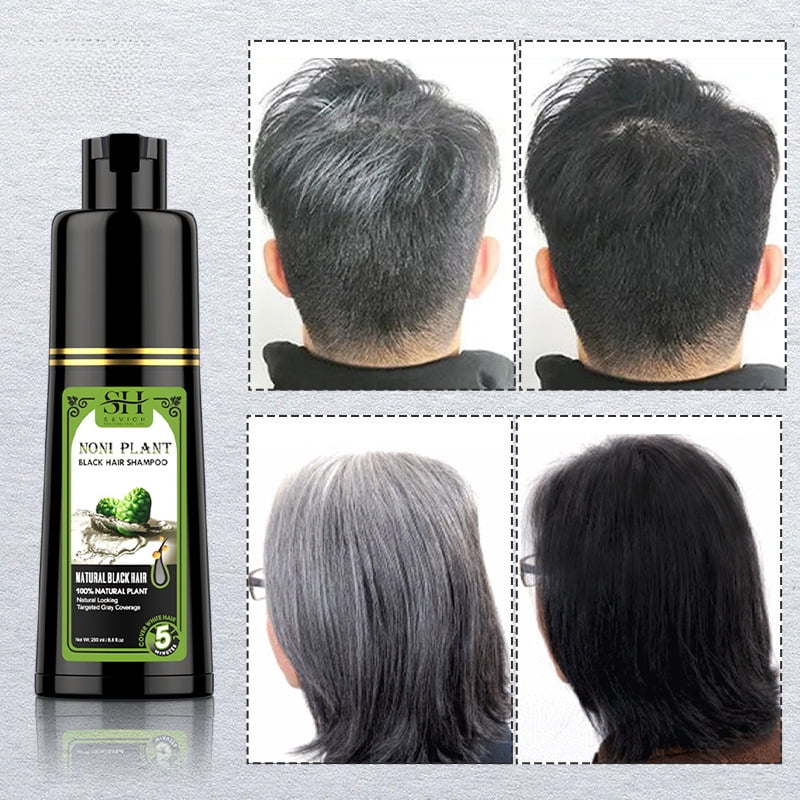 Click here for Unbranded Natural Black Hair Dye Shampoo For Men &... prices