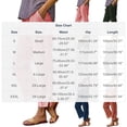Cagogo Women Plus Size Straight Leg Mid Rise Trousers with Pockets ...