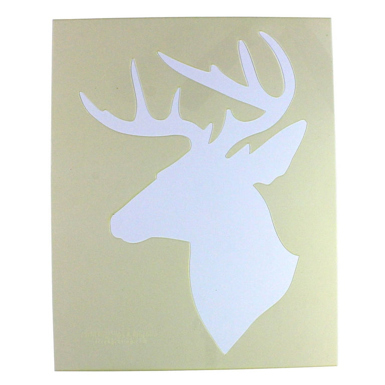 Deer Head Stencil Template