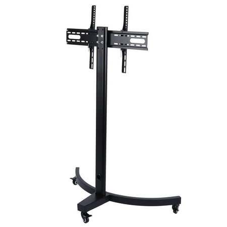 Steel Frame Movable With Wheels TV Floor Stand TV Support Cart LCD ...