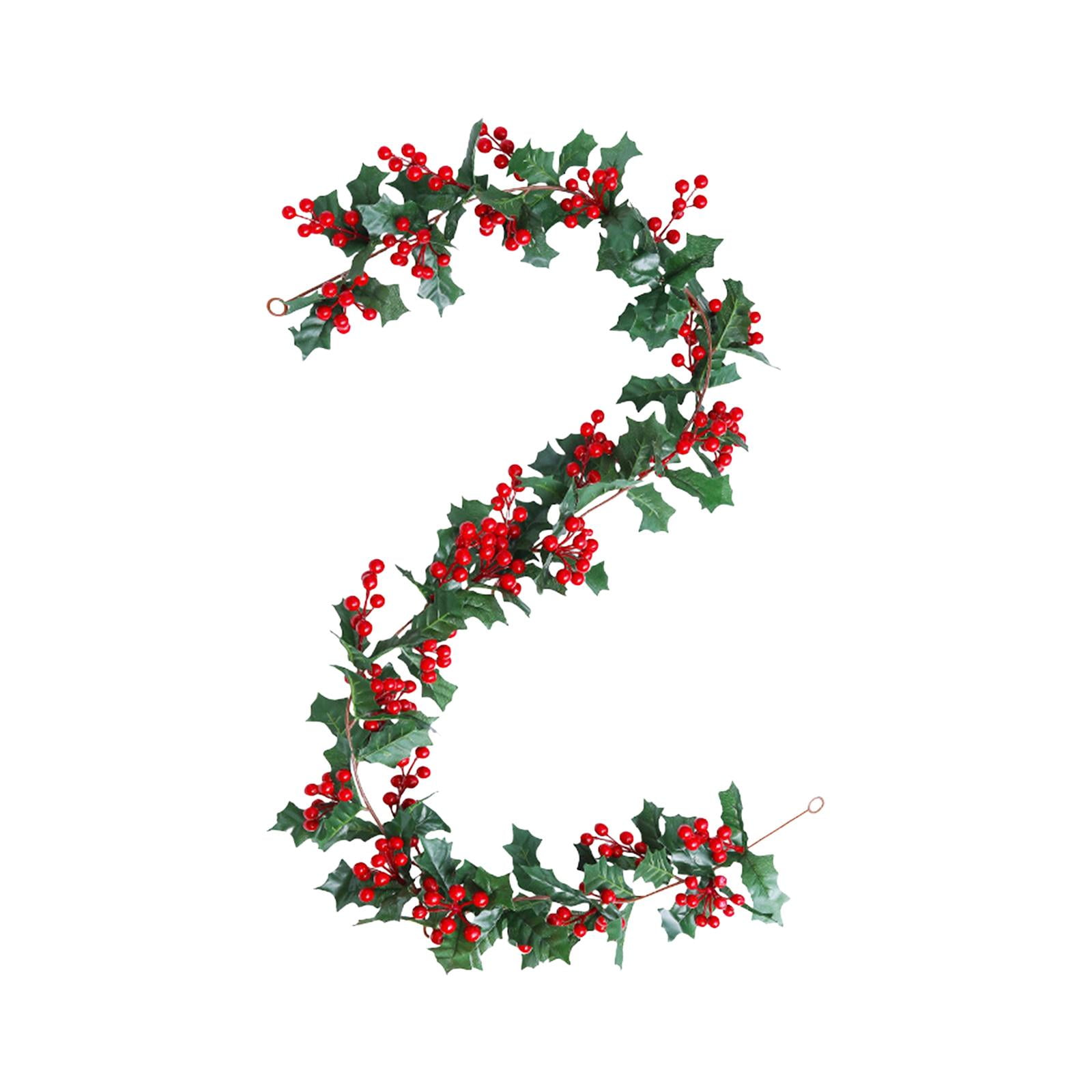 Click here for Guool Red Berry Christmas Garland Christmas Garlan... prices