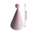 10PCS Colorful Macaron Cone Caps Party Hat With Elegant Pompoms For ...