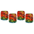 Modgy Lumizu Collapsible 4pc Luminary Lantern Set - Tiffany Poppies ...