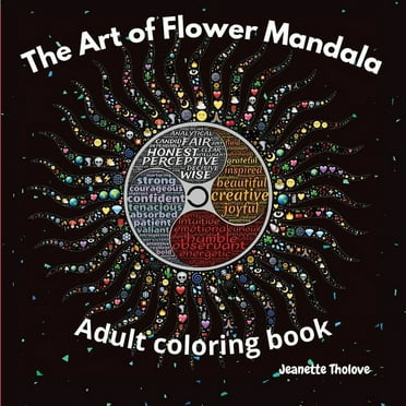 Coloring Is Fun: Flower Mandalas Coloring Book (Paperback) - Walmart.com