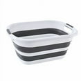 FTCBJJA 42L Collapsible Plastic Laundry Basket, Washing Tub for Clothes ...