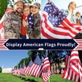 4 Pcs American US Flag 3x5, Vibrant Color & Fade Resistant US Flags for ...