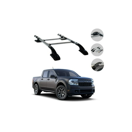 Top Roof Rack Fits Ford Maverick 2022-2023 Side Rails Bars Aluminum ...