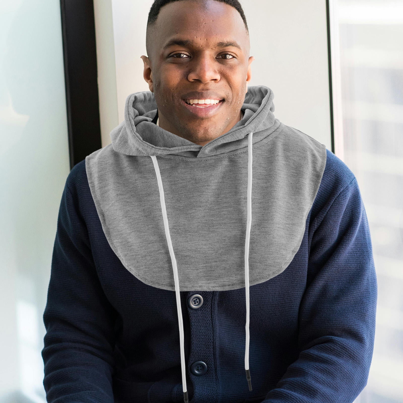 Click here for Lolippyy Black Hoodie Mens Comfortable Grey Cotton... prices