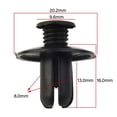 100pcs 8mm Universal Auto Plastic Screw Fasteners Car Fender Buckle ...