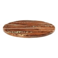 Round Wood Table Top 27.6", Solid Reclaimed Wood Replacement Tabletop ...