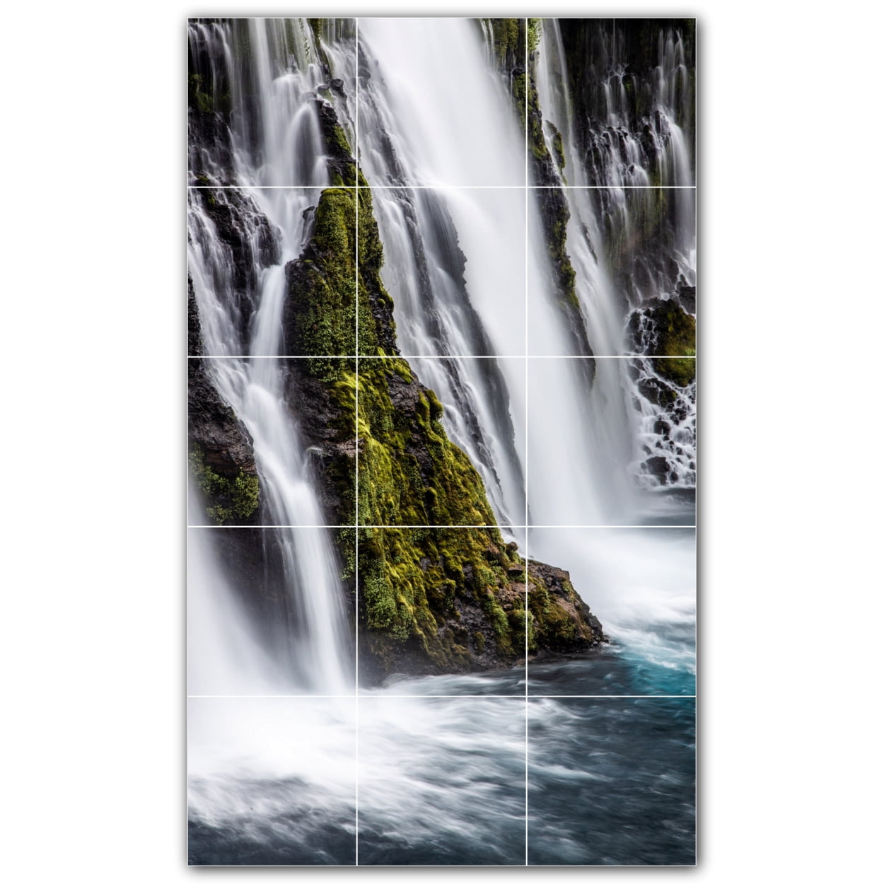 Picture-Tiles.com: Waterfalls Ceramic Tile Wall Mural WAL501089-35L. 24 ...