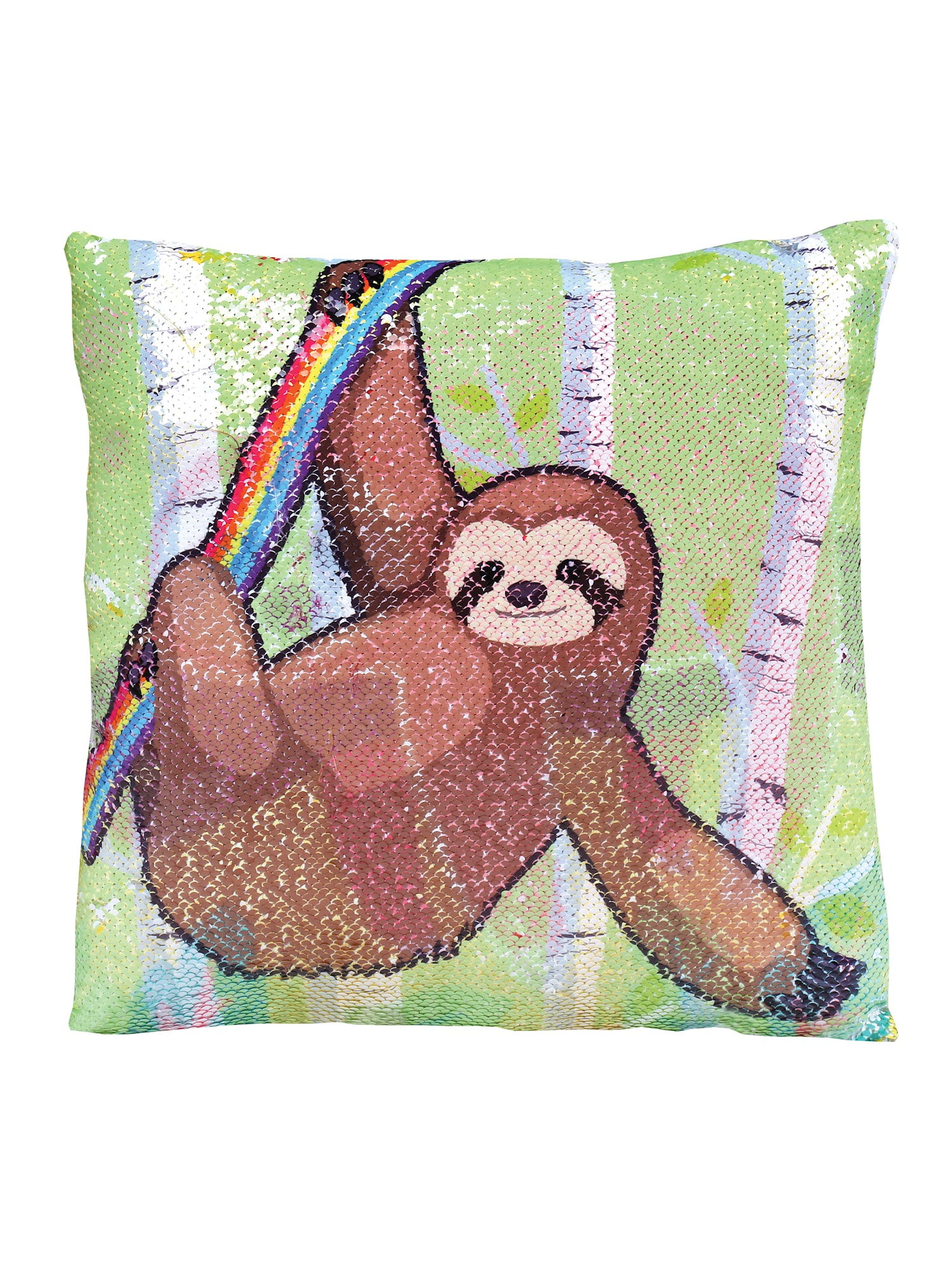Master Toys & Novelties Sloth Sequin Swipe Pillow - 2 Fun Sloth Images ...