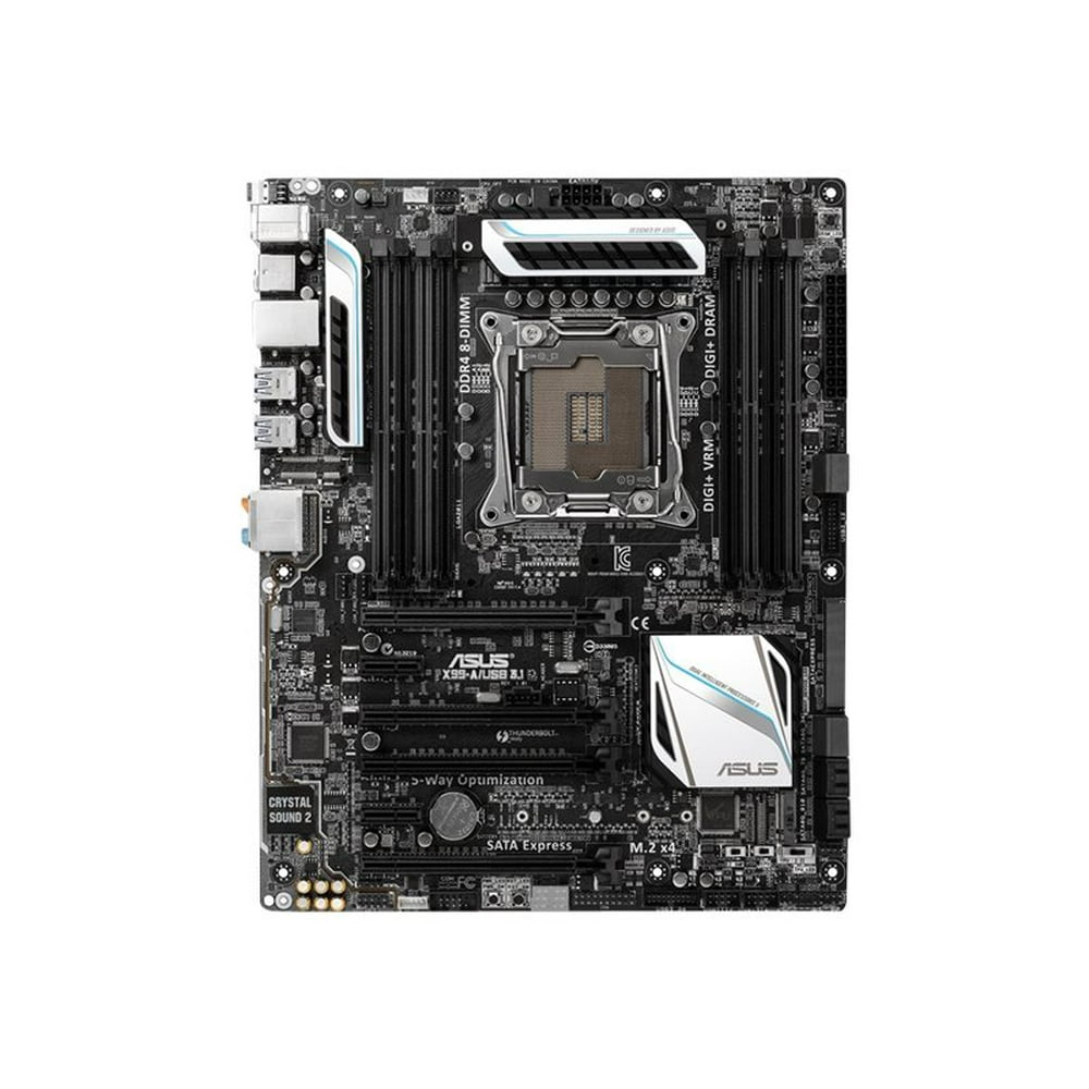 Asus X99-A/USB 3.1 Desktop Motherboard - Intel X99 Chipset - Socket LGA ...