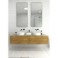 Trinity 48 in. x 22 in. Square Radius Mirror - Walmart.com