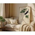 Affixzi Black Cat Japandi Print – Ukiyo-e Cat Wall Art, Lotus Pond ...