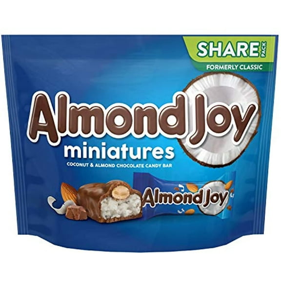 Almond Joy Gluten-Free Miniatures Coconut and Almond Chocolate Candy in ...